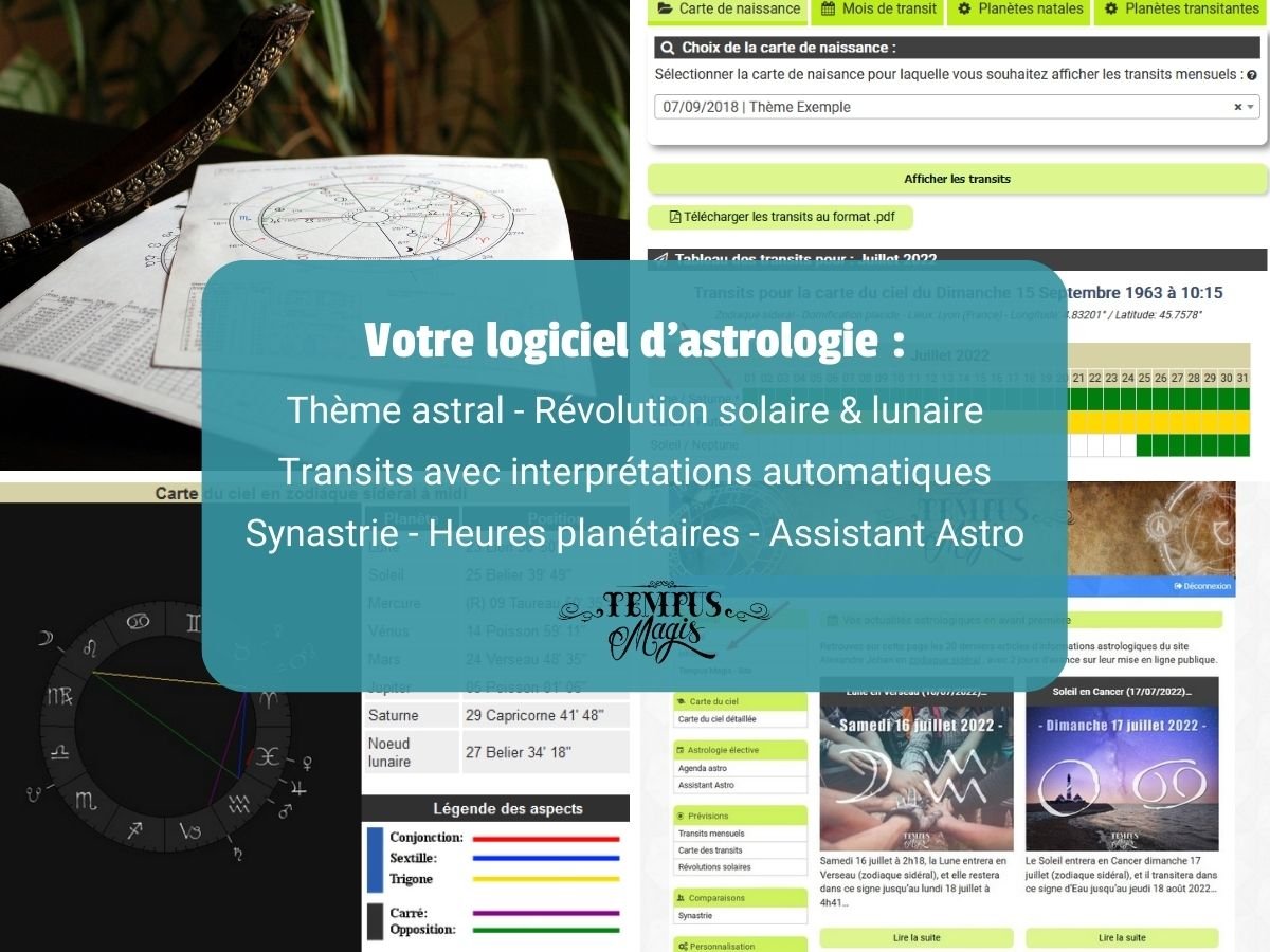 Connaissez vous le logiciel Tempus Magis ? (30/02/2025)
